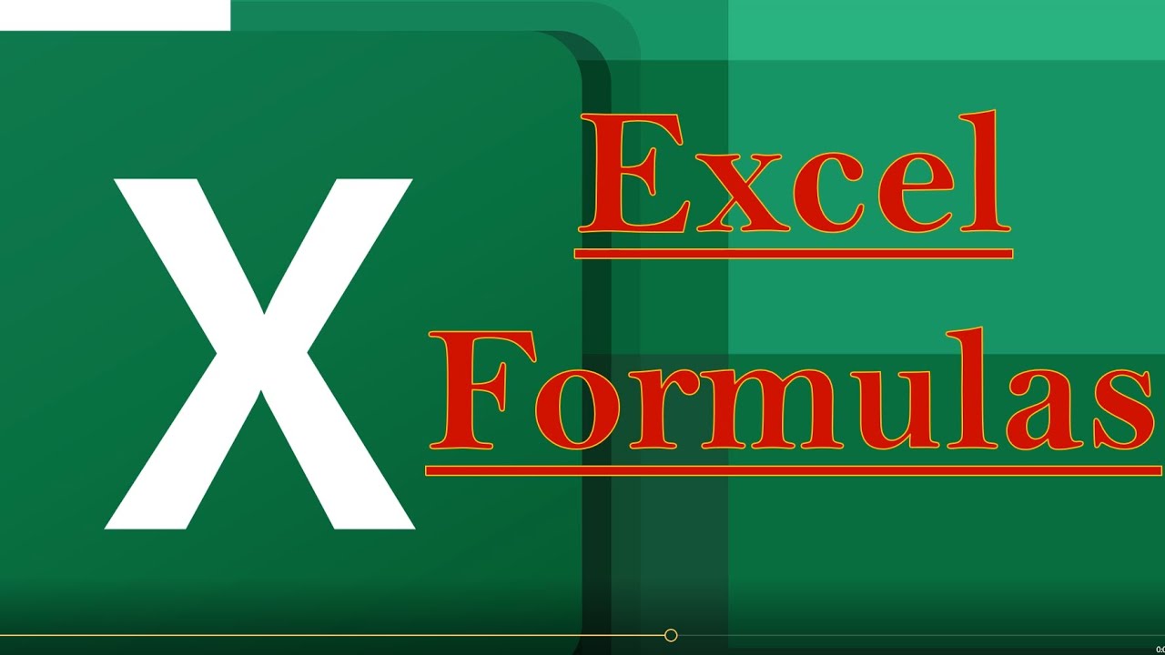 Excel Formulas and Functions - YouTube