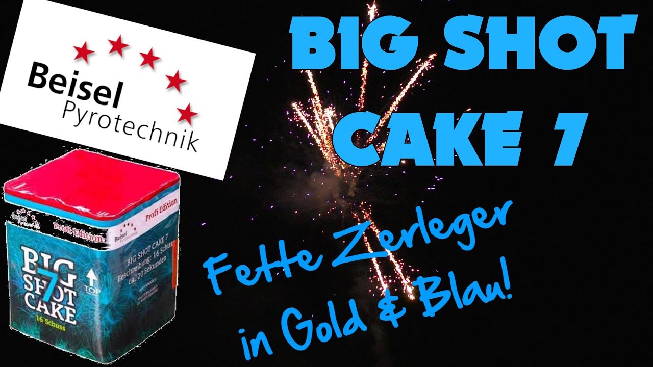 BEISEL Big Shot Cake 7 - Knackige Zerleger in Gold und Blau! - YouTube