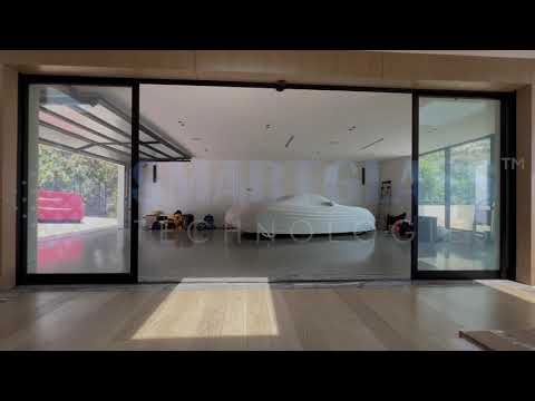 Automatic Smart Sliding Doors Switchable Privacy - YouTube