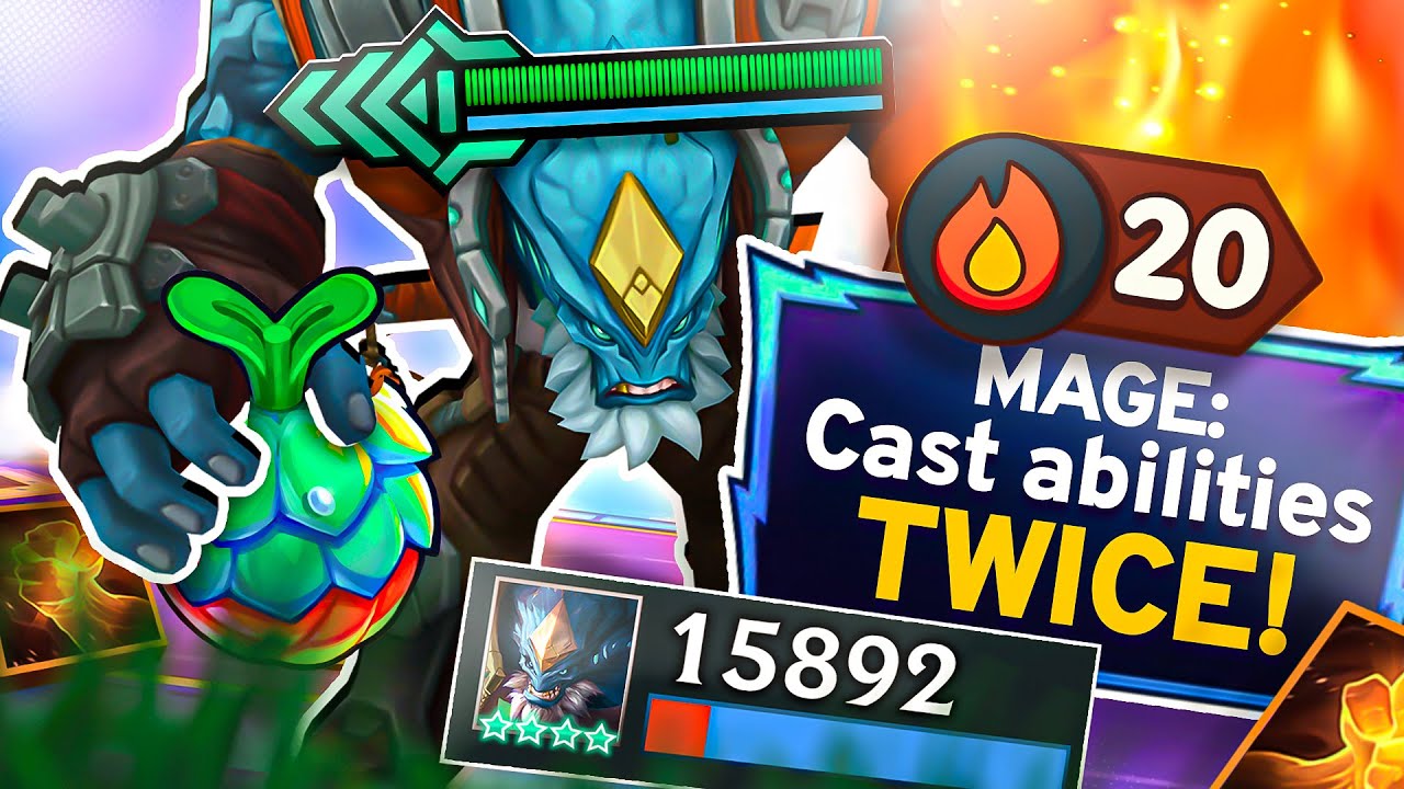 Double Cast Mage Hero Malphite Is TRUE Peak TFT! | Set 15 PBE Gameplay ...