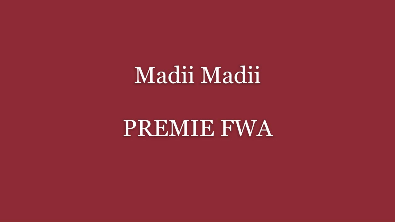 Madii Madii Premie Fwa (Audio) - YouTube