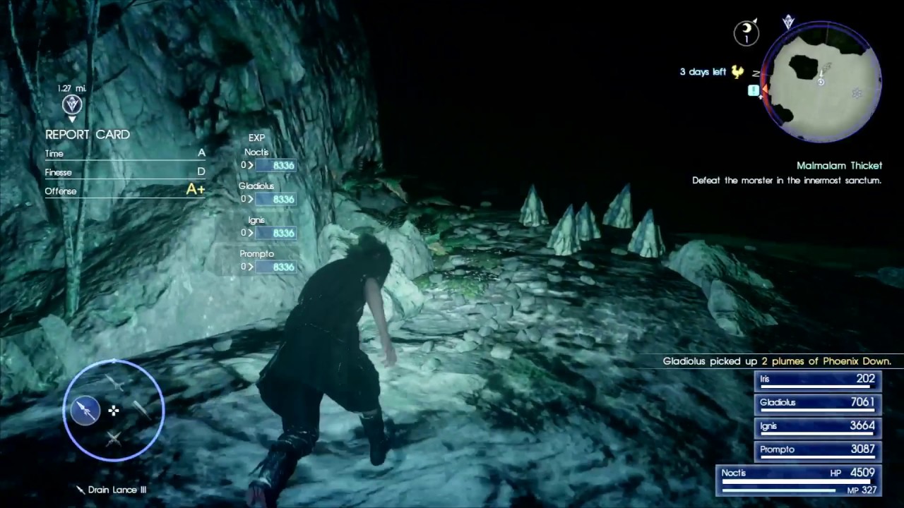 Final Fantasy XV Malmalam Thicket Walkthrough Ps4 Pro gameplay - YouTube
