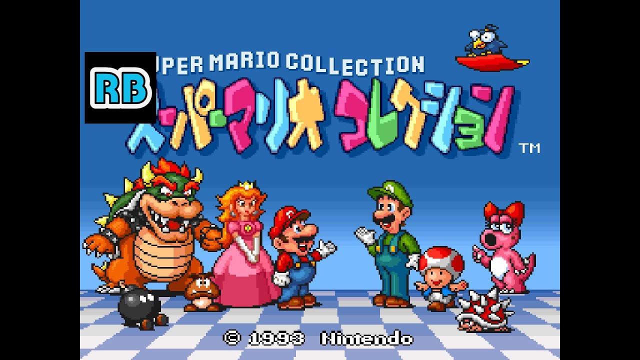1993 [60fps] SFC Super Mario Collection DEMO - YouTube