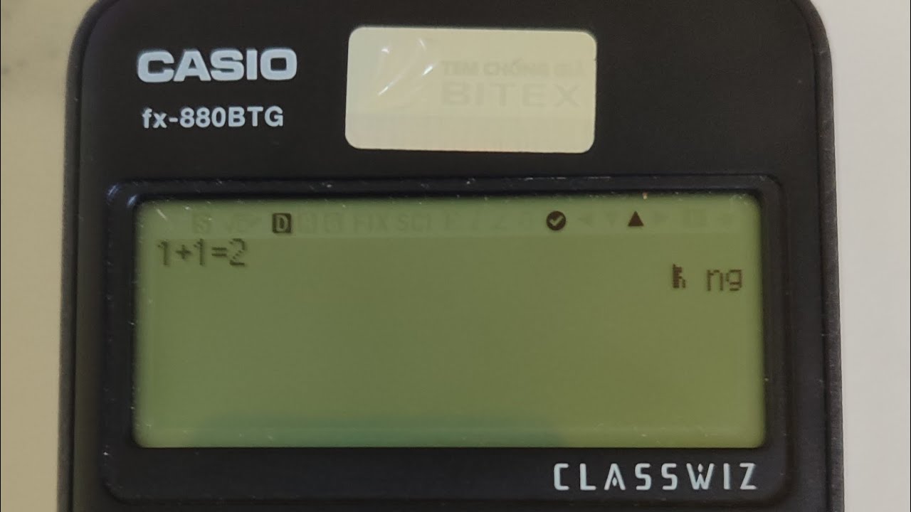 Small font on CASIO fx-880BTG|CWII #8| - YouTube