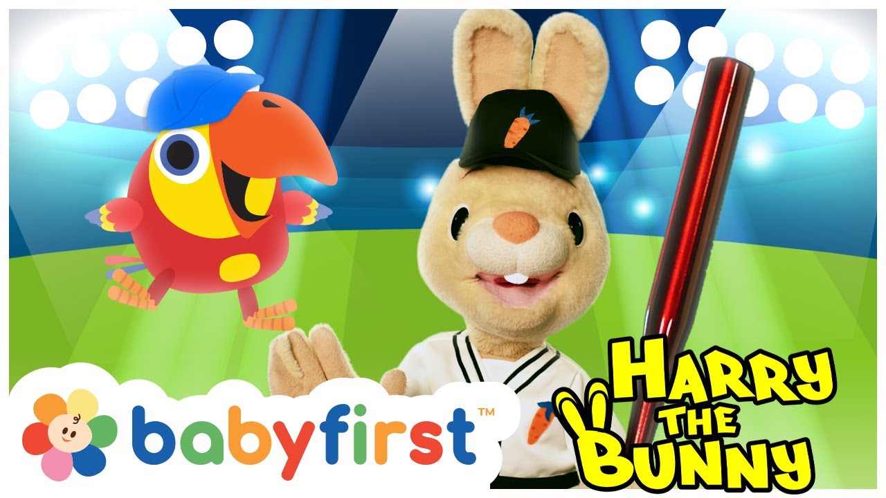 Harry & Larry Pretend Play | First Words | Baseball | @BabyFirst Learn ...