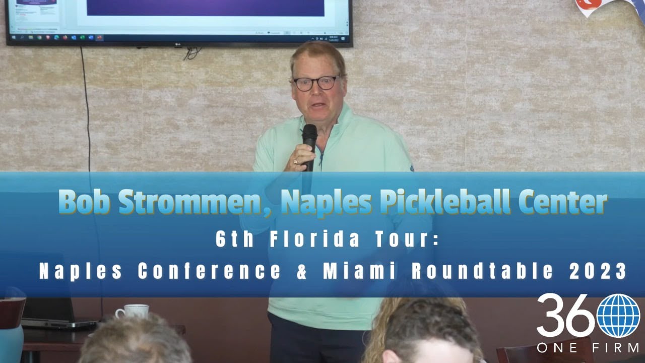 Bob Strommen, Naples Pickleball Center, 6th Florida Tour: Naples ...