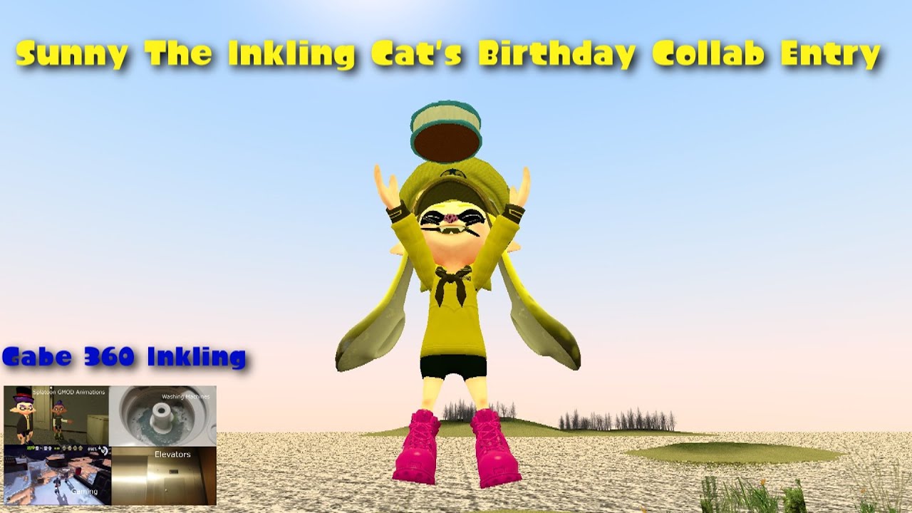 (Splatoon GMOD) Sunny The Inkling Cat's Birthday Collab Entry 2 - YouTube