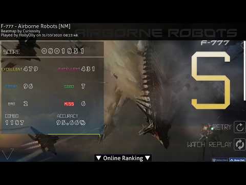 Airborne Robots, F-777 (1.7* 4k) First Attempt