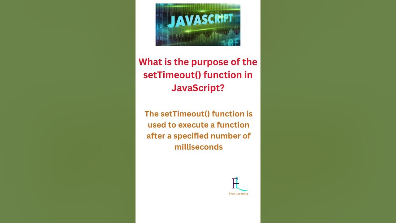 JavaScript EXPERTS Reveal The REAL Purpose of setTimeout()! - YouTube