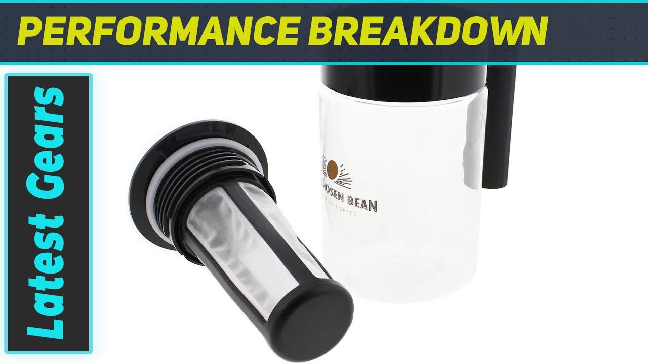 The Chosen Bean Deluxe Cold Brew Maker: Experience Café Quality at Home ...