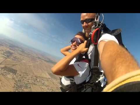 Norma's First Jump at Phoenix Area Skydiving! - YouTube