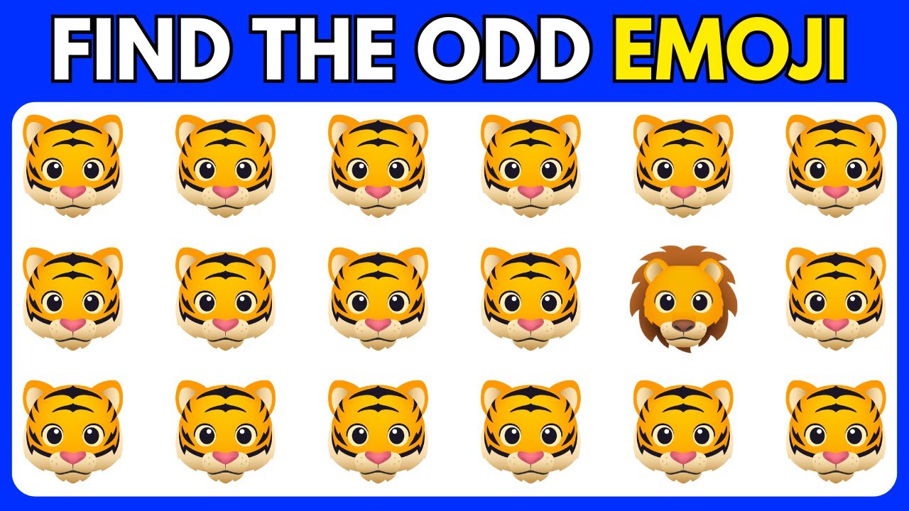 [ Ultimate Puzzle Quizzes ] Find the Odd One Out, Find the Odd Emoji ...