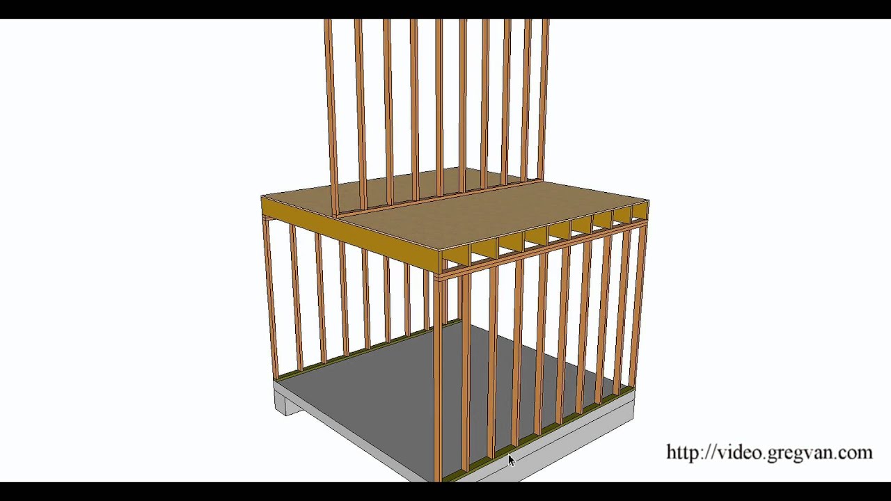 Structural Floor Framing Examples For Supporting Walls – Part One - YouTube