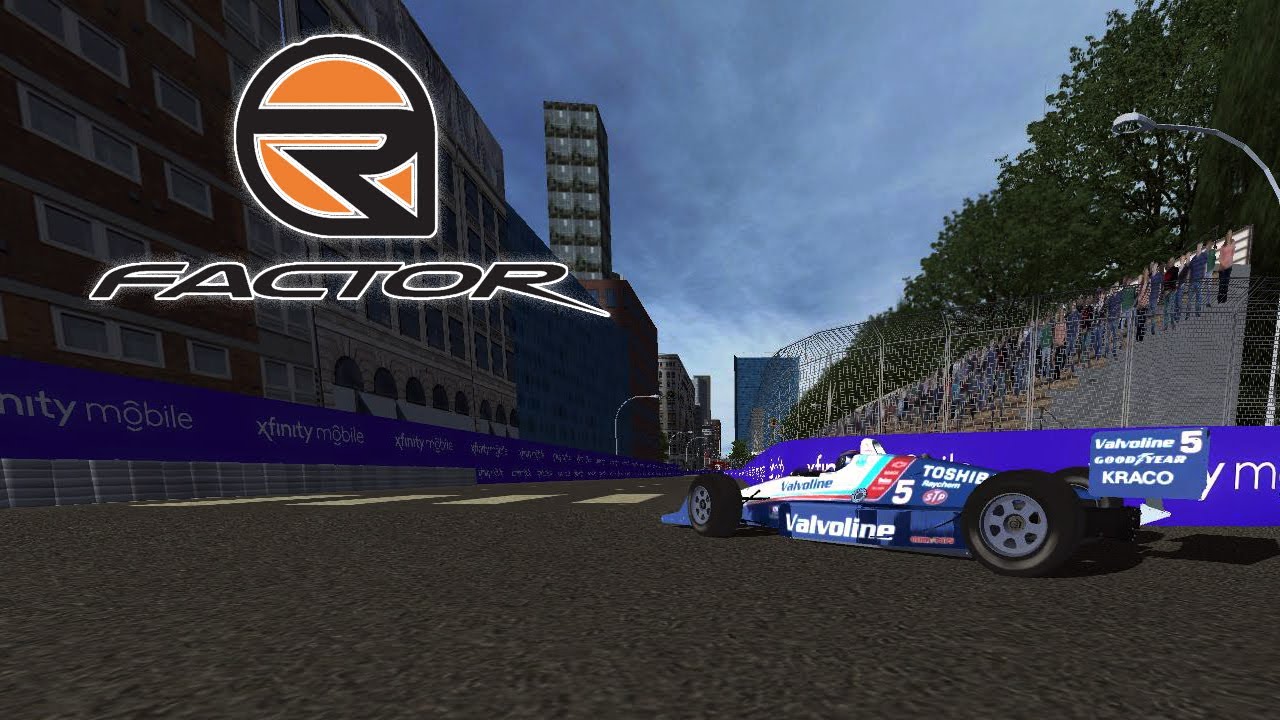 Indycar 1990 in rFactor | Chicago Street Course with X360 Controller ...
