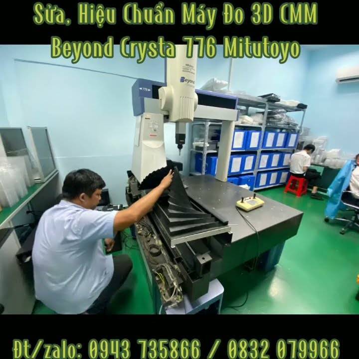 Sửa, Hiệu Chuẩn Máy Đo 3D CMM Beyond Crysta 776 Mitutoyo - YouTube