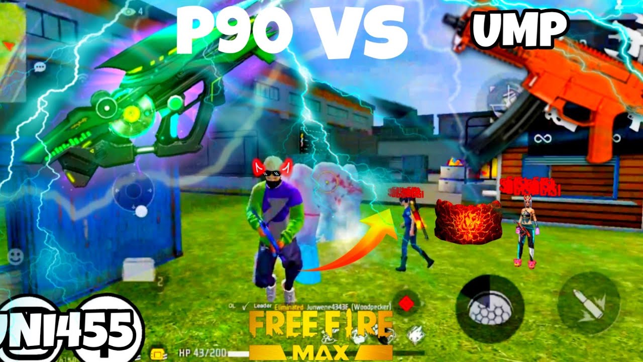 P90 VS UMP WHO BEST GUN 🔫 WAIT FOR END TRAINING GRANOUND ACCOCY ℅80 ...