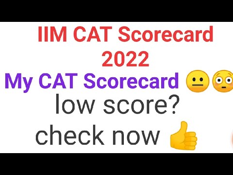 IIM CAT Result Out | iim cat 2022 scorecard | My CAT Scorecard 2022 ...