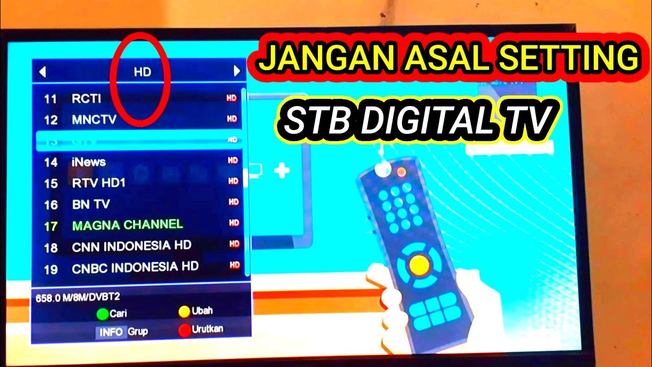 Cara setting channel set top box/stb digital tv agar mendapatkan semua ...
