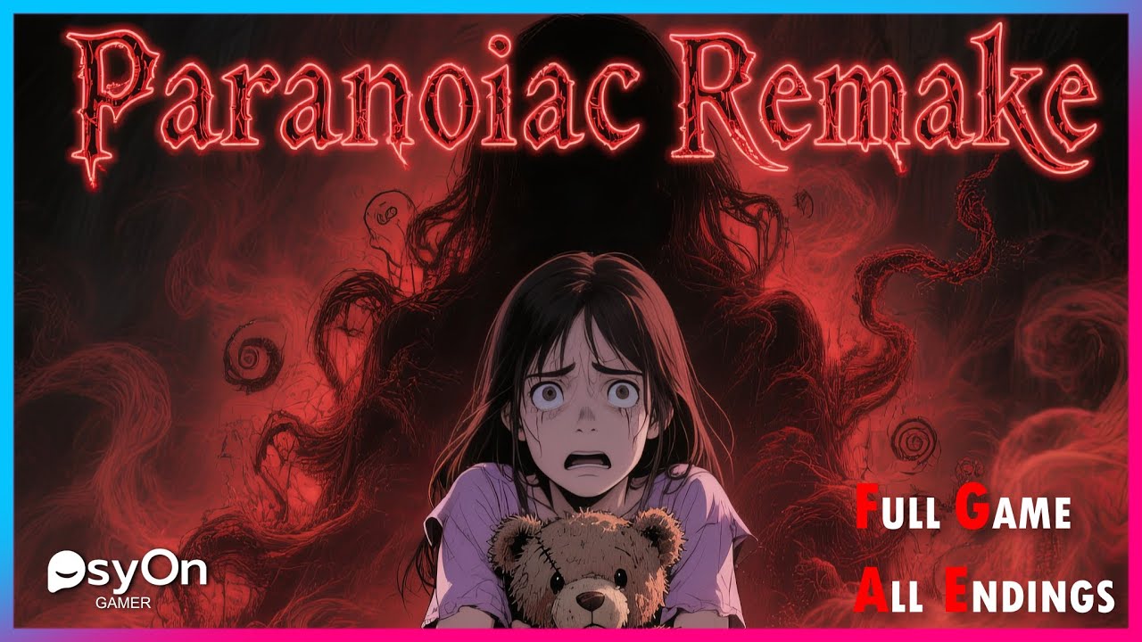 PARANOIAC REMAKE: COMPLETE All Endings - Full Game (No Commentary ...