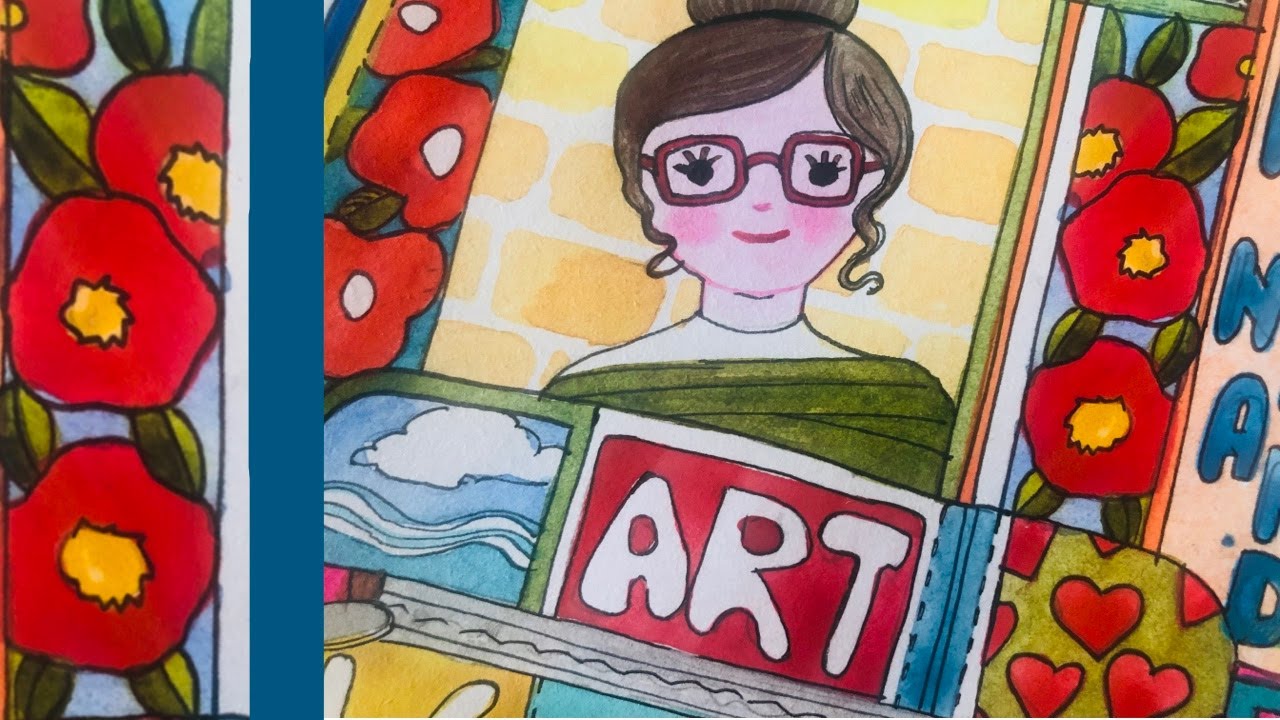 How to draw a school backpack. We come up with our own design - YouTube