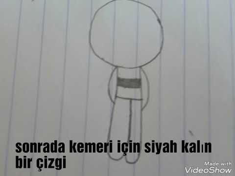 Aşama aşama powerpuff girls blossom çizimi