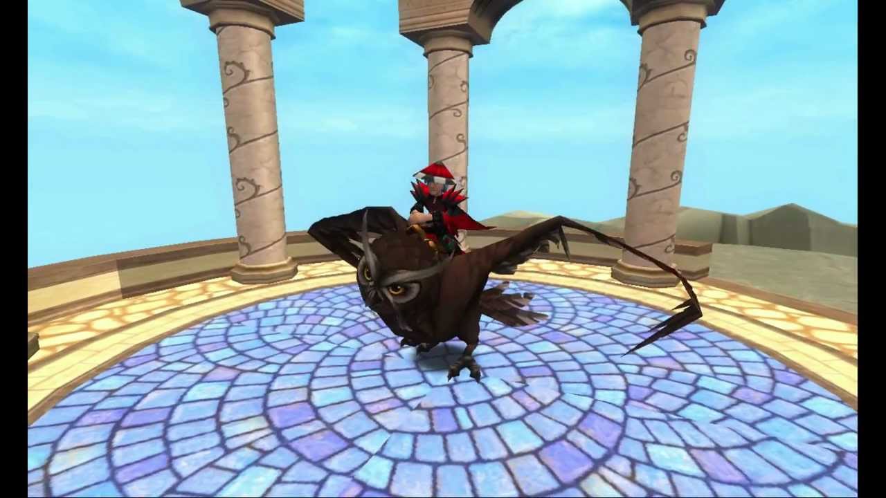 Wizard101: High Flying Owl mount and a Villa Gardens! - YouTube