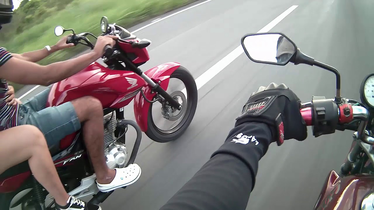 Role insano com as patroas , duas 160 vs cbx strada - YouTube