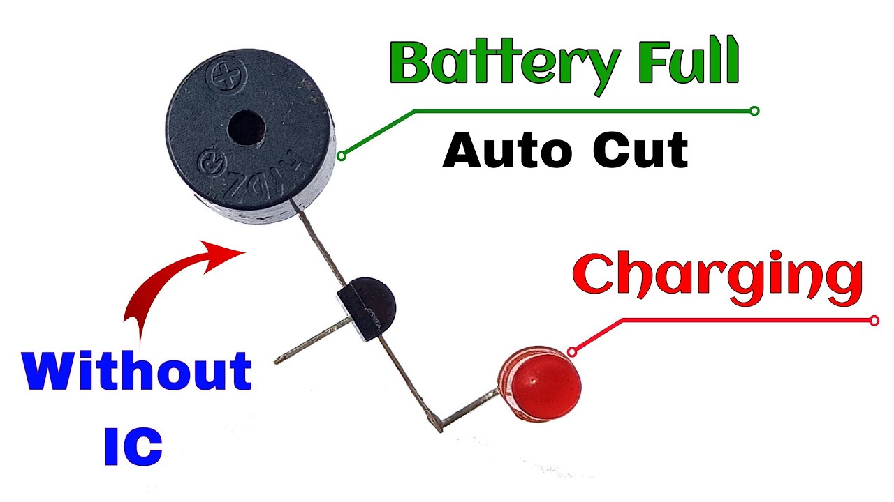 Auto Cut Off Battery Charger Circuit Without IC - YouTube