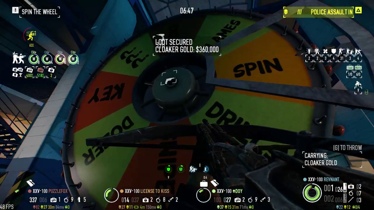 Payday 2 - Prison Nightmare MH - 4P Loud - Long Night of Horrors ...