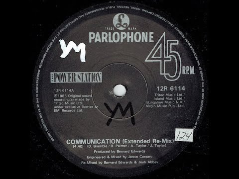 The Power Station – Communication (Extended Remix) (1985) - YouTube