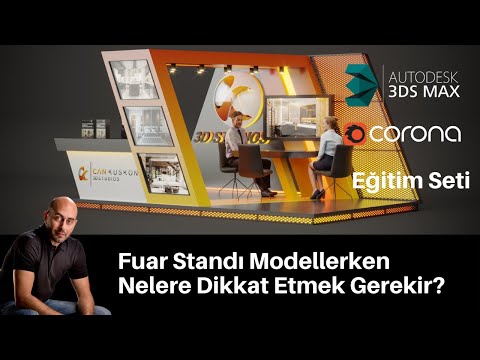 3Ds Max ile fuar standı modellerken nelere dikkat edilmesi gerekir? Fuar Stand Modelleme Eğitim Seti
