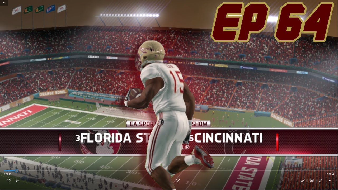 NCAA Football 22! We take on Cincinnati in the Orange Bowl! - YouTube