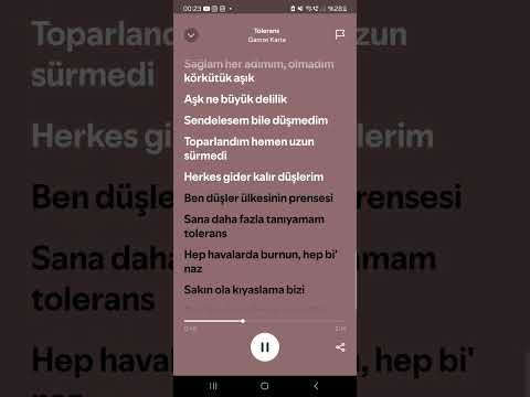 Gamze Karta - Tolerans ( Lyric Video )