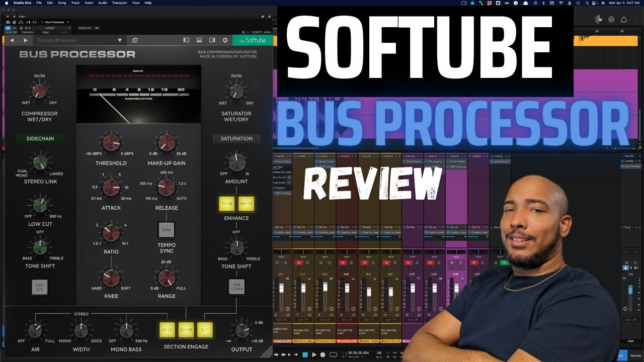 Softube Bus Processor - Finally A Bus Compressor from Softube - YouTube