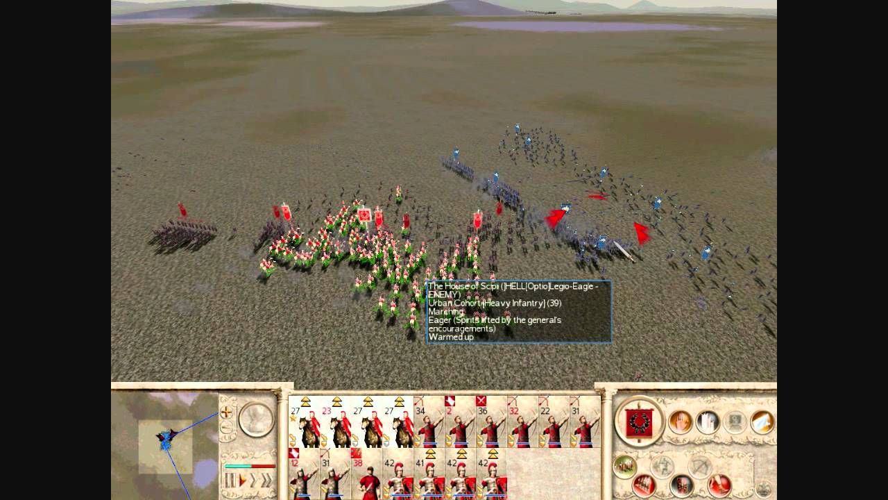 RTW: Commentary Battle #43 Julii Romans v Scipii Romans - YouTube