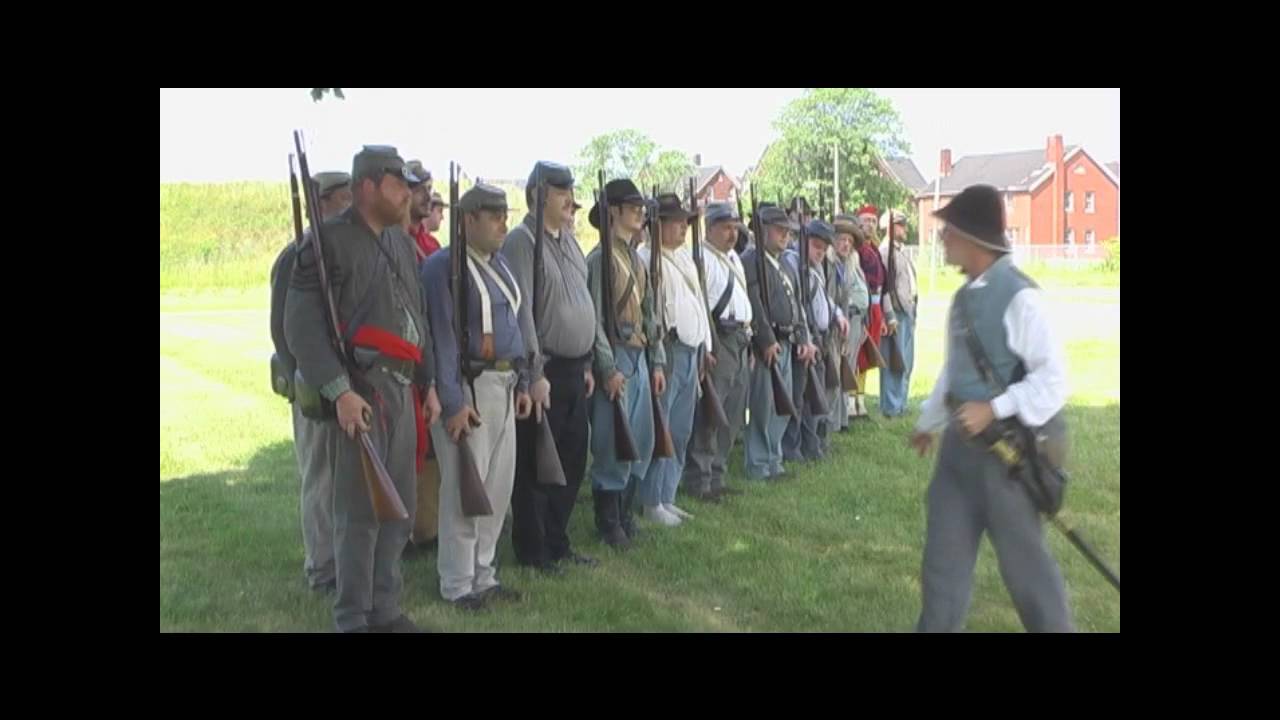 CWD 2-Confederate Battalion Drill.wmv - YouTube