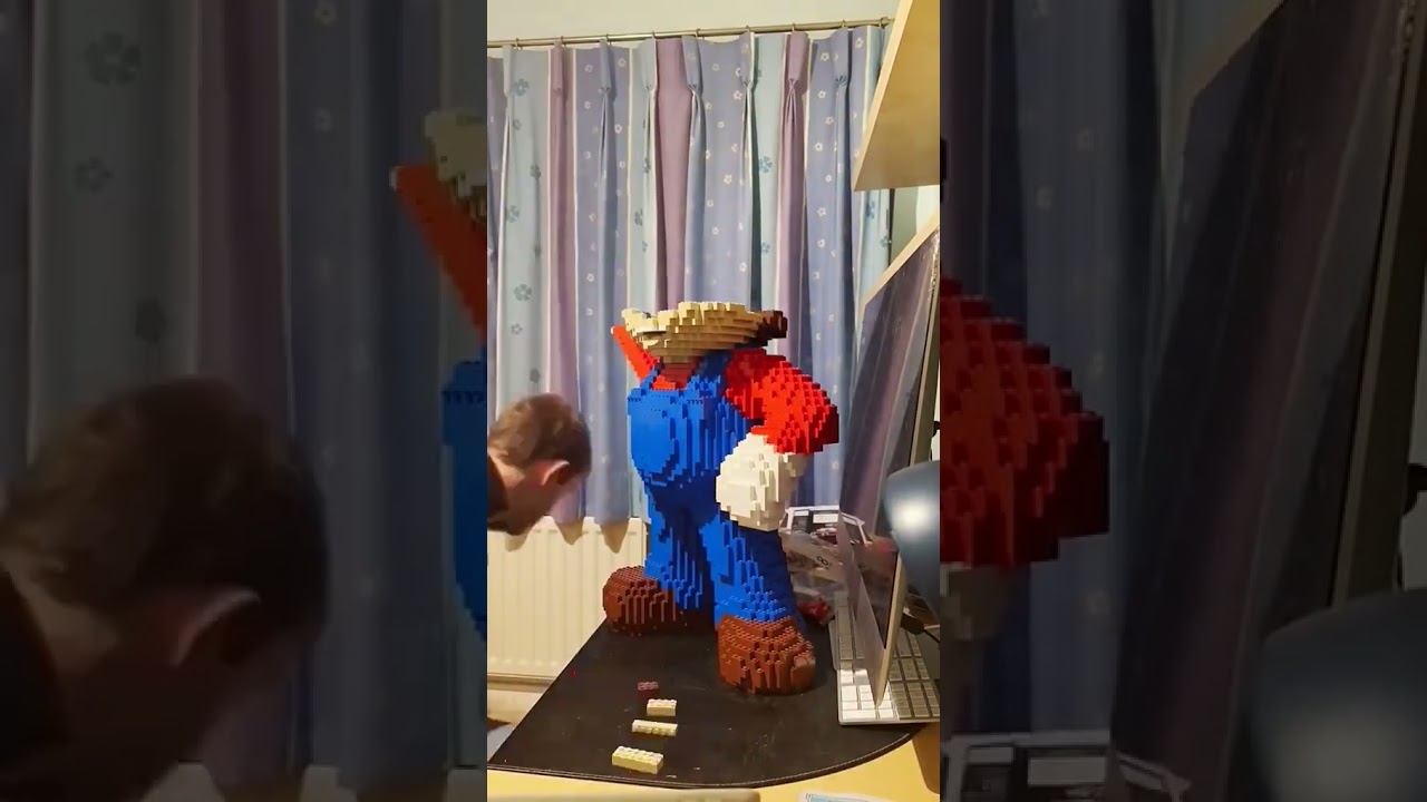 Life-Size LEGO Mario by @brickerbuilds | Video by Sac_1990 | Brick ...