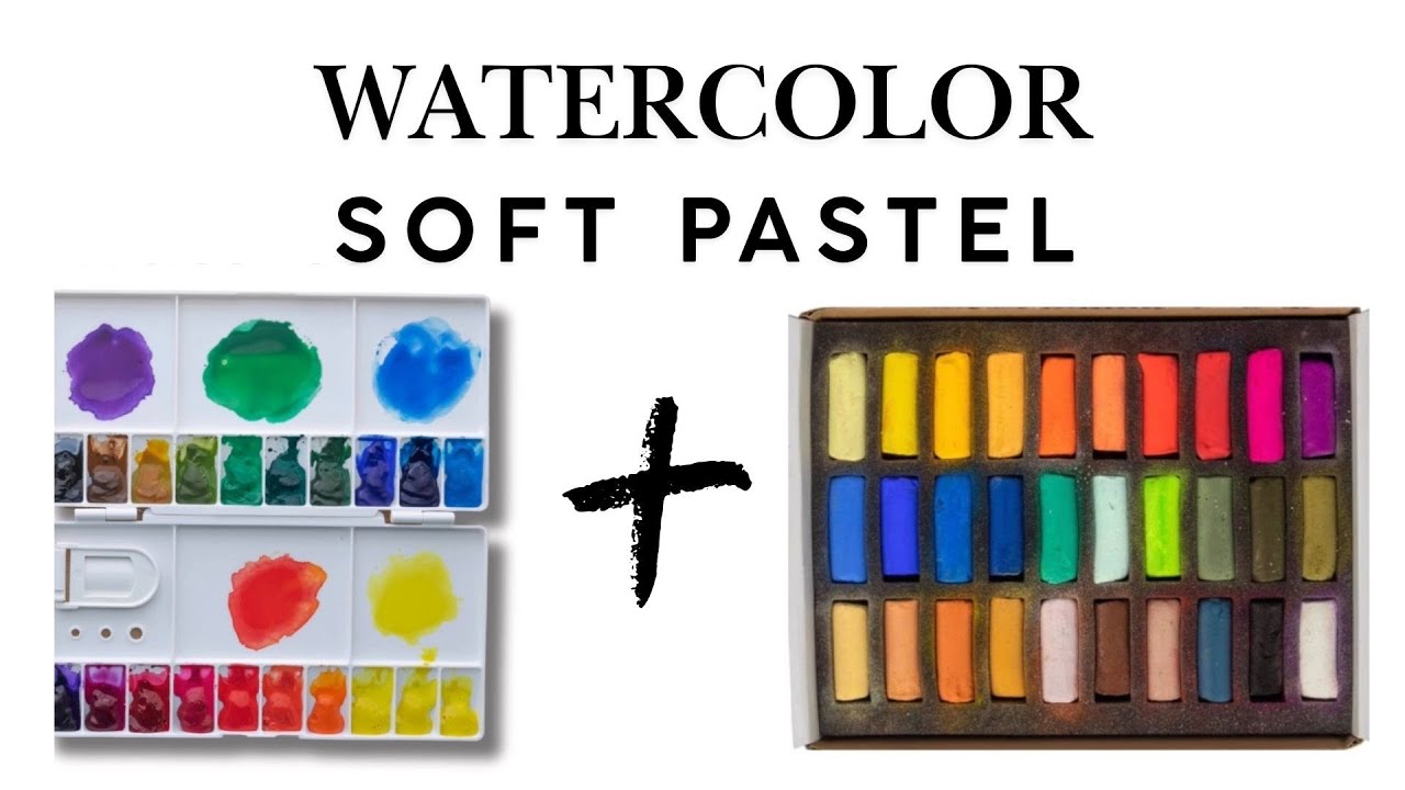 Transform Your Pastel Painting With Watercolor Magic! 🎨 - YouTube