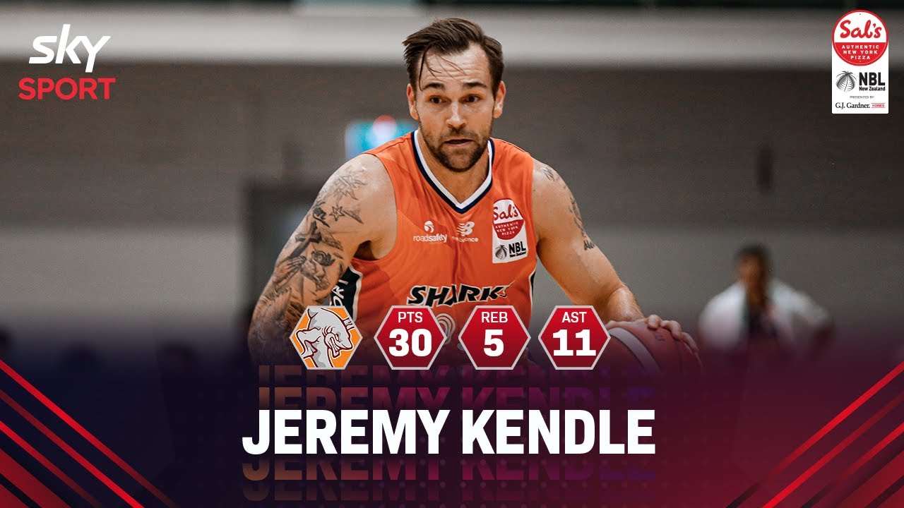 Jeremy Kendle 30 PTS, 5 REB, 11 AST vs. Hawke's Bay Hawks - 25 PTS in ...