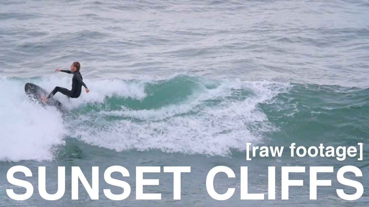 [raw footage] Sunset Cliffs Surfing - November 20th 2016 - YouTube