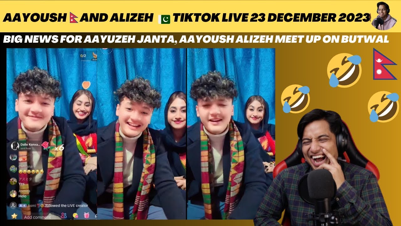 BIG NEWS !! AAYOUSH AND ALIZEH IN BUTWAL😳😍 MEET UP WITH AAYUZEH JANTA | 23 DEC | Reaction Video ...
