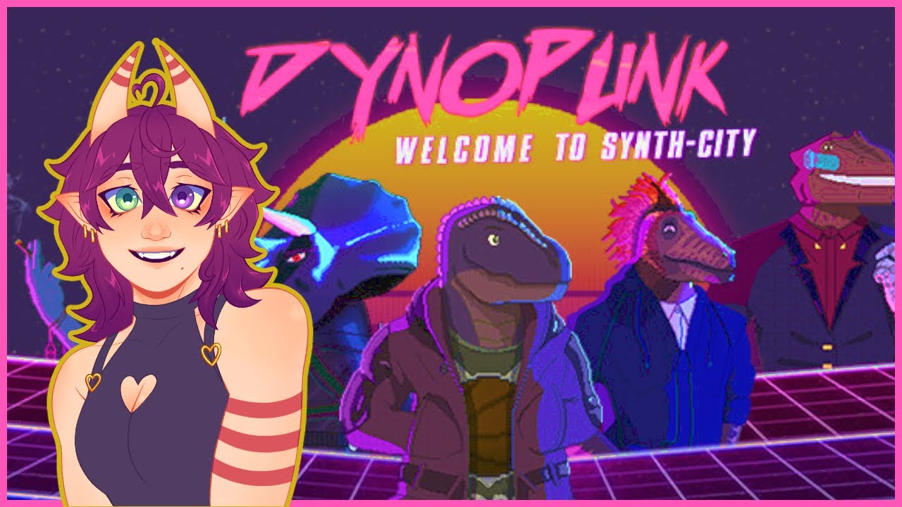 【DYNOPUNK: WELCOME TO SYNTH CITY】 CYBER PUNK DINOSAURS! - YouTube