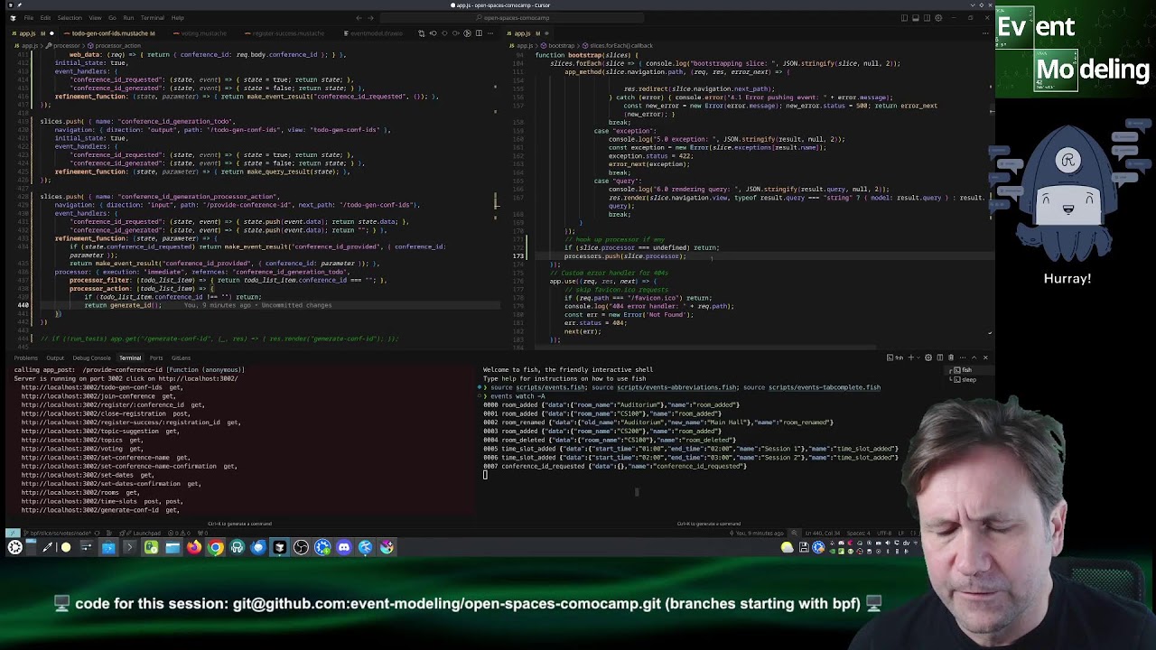 Event Modeling, Event Sourcing and AI "vibe coding" - YouTube