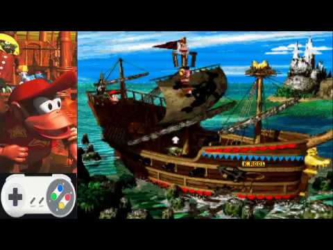[PT-BR] DKC2 Any% Tutorial Parte 1 - Movimentação, Gangplank Galleon ...