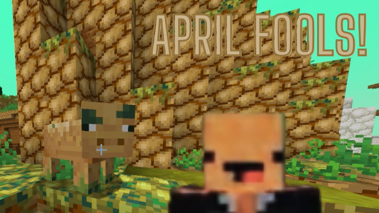 The Minecraft April fools update is here!...And its very interesting ...
