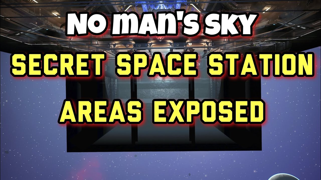 No man's sky space station secret areas exposed - YouTube