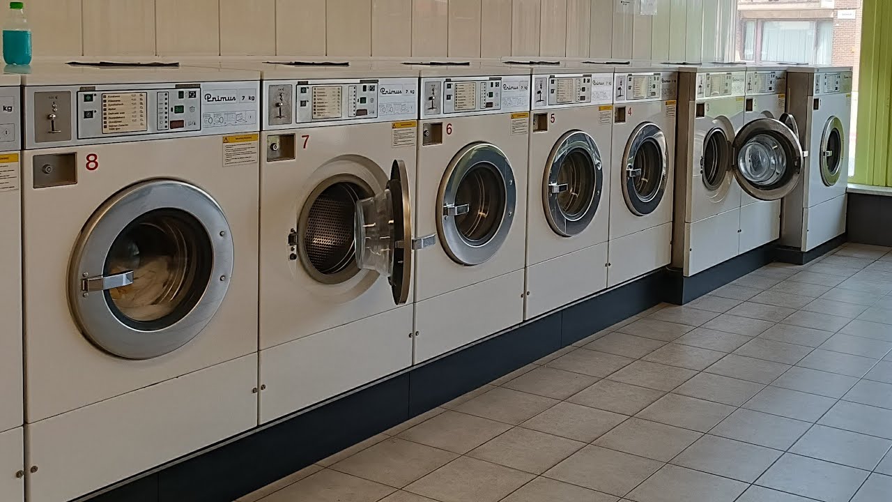 Old primus FS7 commercial washer (spin fail) & vintage primus stack gas ...