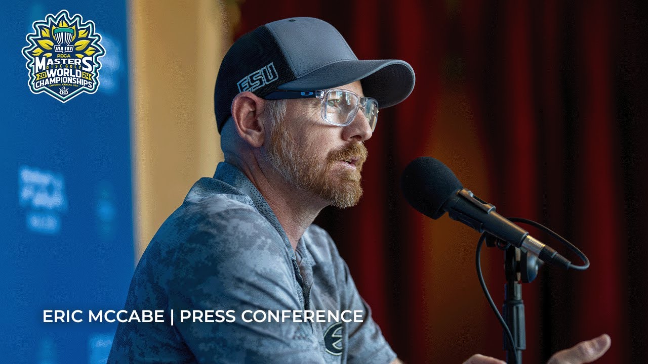 2024 PDGA Masters Disc Golf World Championships | Eric McCabe Full Press Conference Interview ...