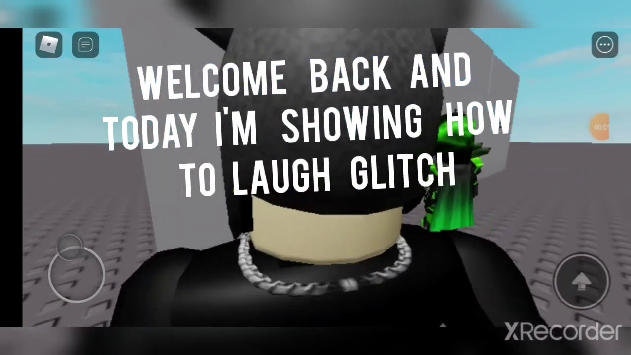 How to laugh glitch on roblox - YouTube