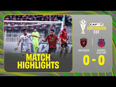 HIGHLIGHTS | USM Alger 🆚 Olympic Club Safi | ملخص مباراة اتحاد العاصمة وأولمبيك آسفي في نصف النهائي